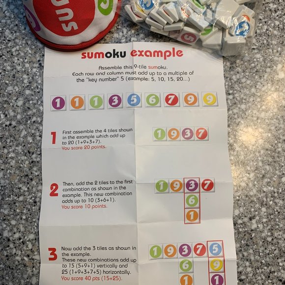 Blue Orange Games | Toys | Sumoku Game Memory Puzzle Pure Adding Fun ...